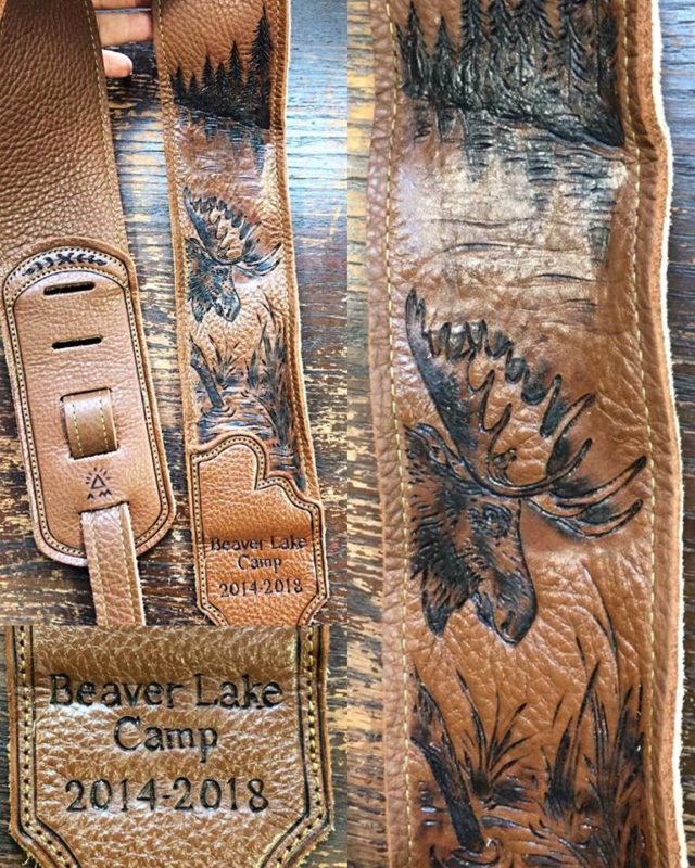 Nature Scene Guitar Strap – BurnWizard