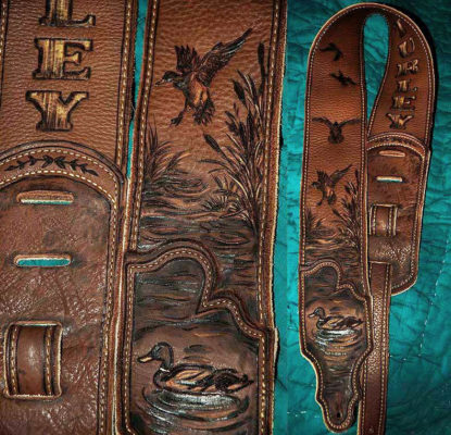 Nature Scene Guitar Strap – BurnWizard