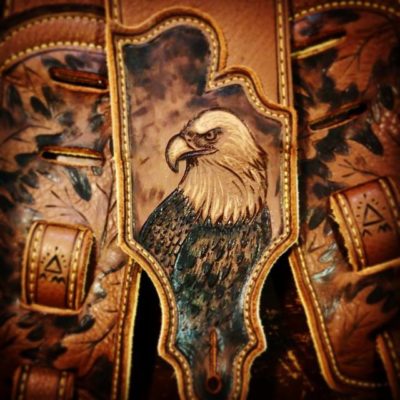 Nature Scene Guitar Strap – BurnWizard