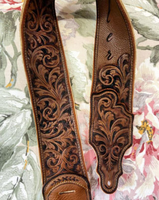 Elegant Filigree Scrollwork Guitar Strap – BurnWizard